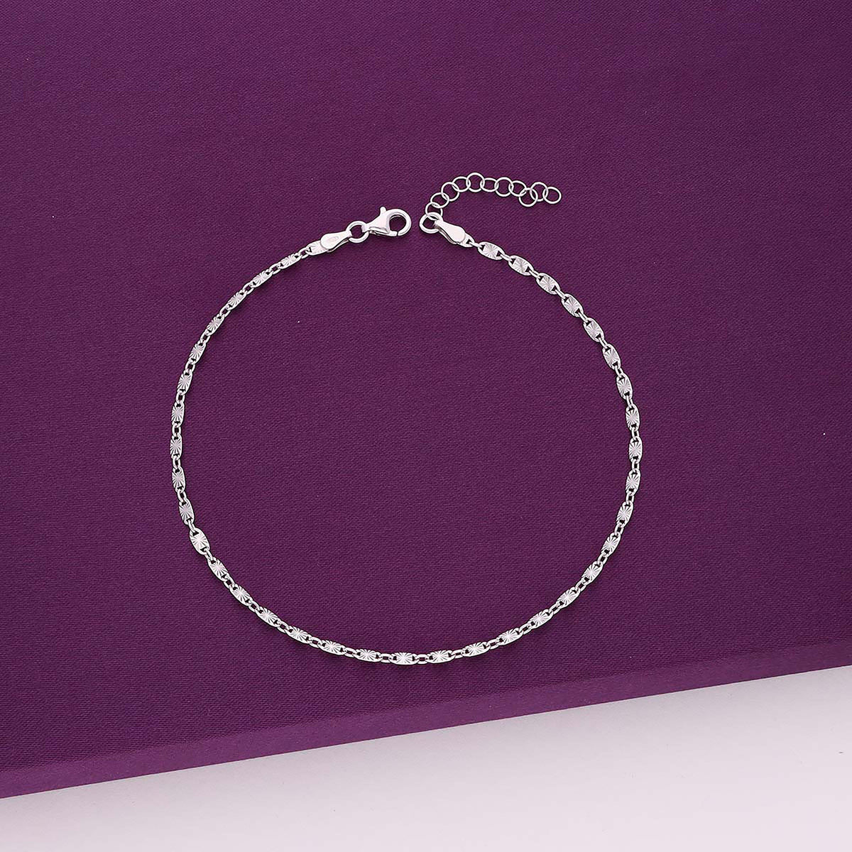 Sterling Silver Simple Chain Anklet – Kai Jewel